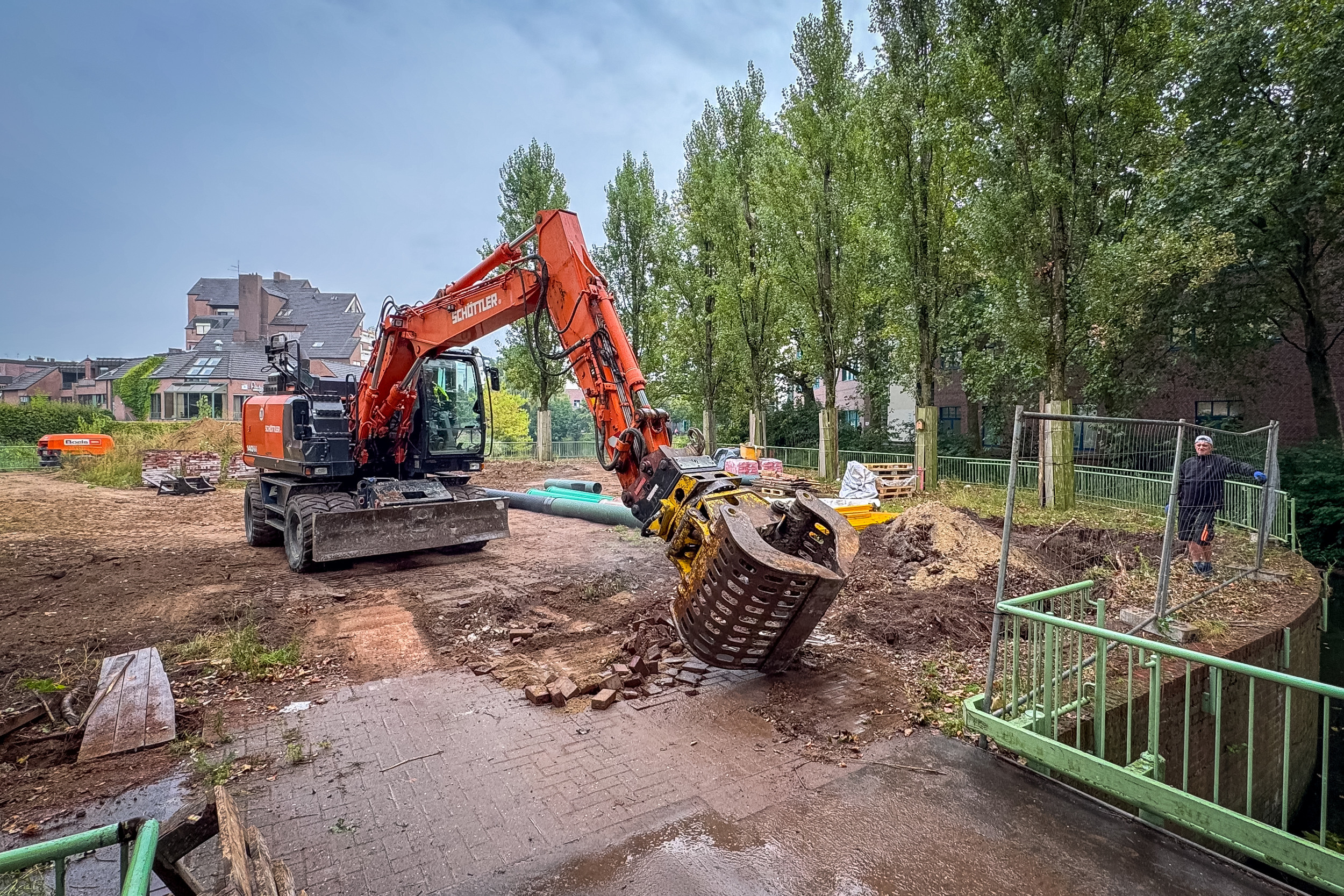 Bocholt.de | Vorbereitung für den Bau der Hinterbühne beginnt